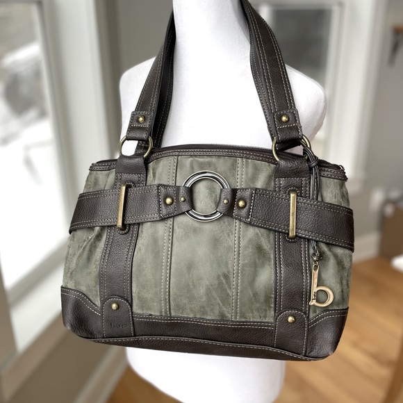 Born | Bags | Boc Born Y2k Sage Green And Brown Handbag Purse | Poshmark